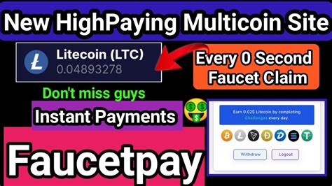 Freeltc High Paying Faucet Site Claim Bitcoin Every Second Unlimited No Limits Instant
