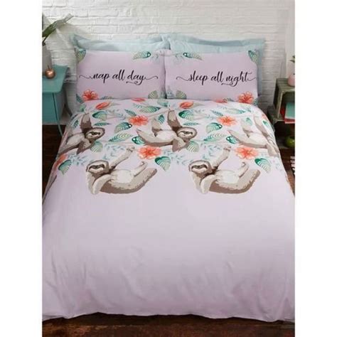 Housse De Couette Et Taies D Oreiller Paresseux Double 200x200 Cm