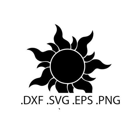 Tangled Sun Logo Tangled Repunzel Digital Download Inst Inspire