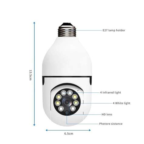 Jual CCTV Lampu Yoosee Wifi Camera 360 1080P HD Night Vision Monitor