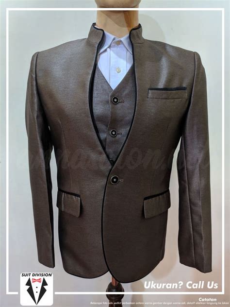Jas Setelan Warna Coklat Mocca Dan Gold By Annasalon