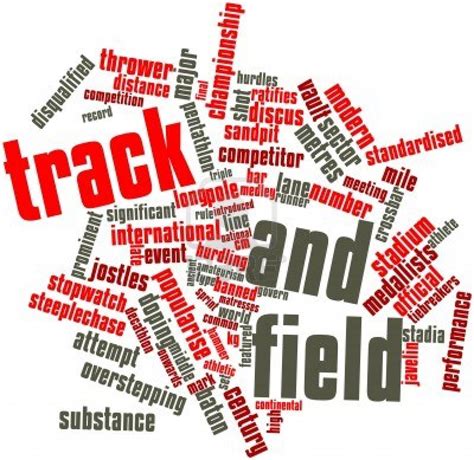 16739254 abstract word cloud for track and field with related tags and