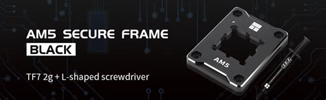 Thermalright AM5 CPU Cooler Secure Frame Kit Black, 75mm, Desktop ...