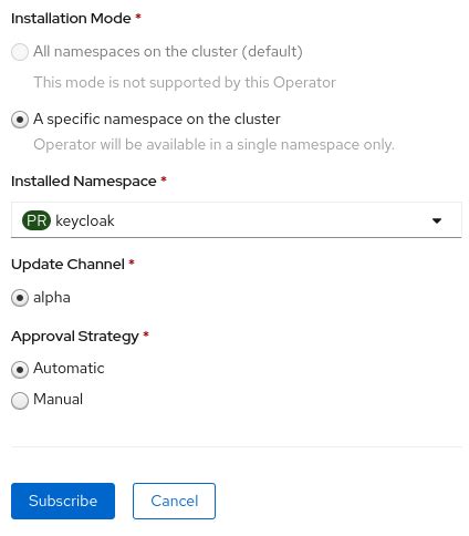 Chapter 11 Red Hat Single Sign On Operator Red Hat Product Documentation