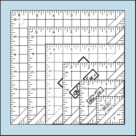 Half Square Triangle Ruler Set 1 Sewing Arts