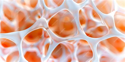 Premium Photo Study Of Human Bone Tissue Structure At A Microscopic