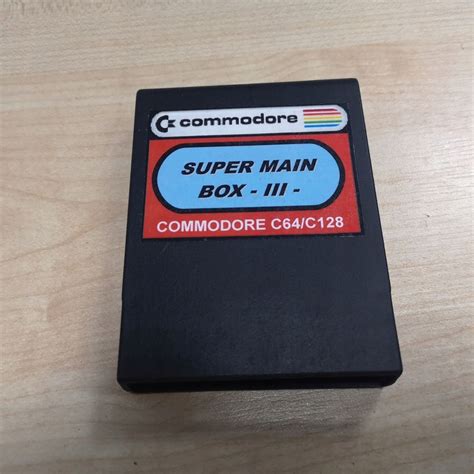 Super Main Box Iii Black Box Commodore C64 12784913151 Oficjalne