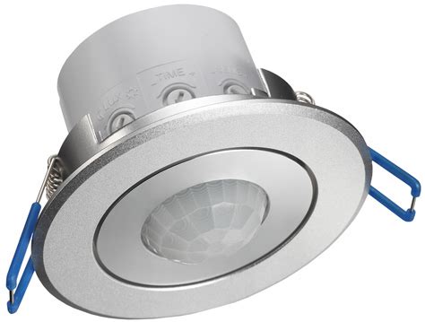 Czujnik Ruchu Sufitowy PŁaski Srebrny Led Pir 360° 7623206134 Allegro Pl
