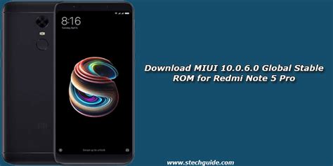Download Miui 10060 Global Stable Rom For Redmi Note 5 Pro