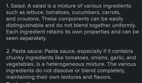 what are two common examples of heterogeneous mixtures that you would