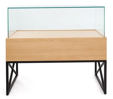 Glass Display Case With Drawers Pull Out Top Deck Displays2go