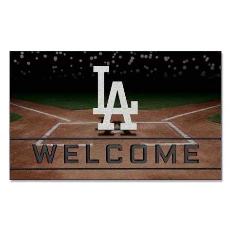 La Dodgers Crumb Rubber Door Mat