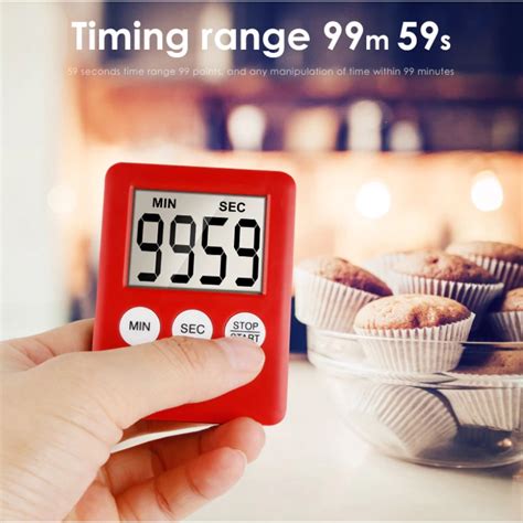 Magnetic Lcd Digital Meter Kitchen Cookware Function Timer Bakeware