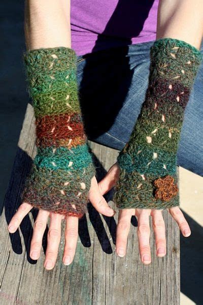 Crochet Pattern Fingerless Gloves Spring Fashion 2016