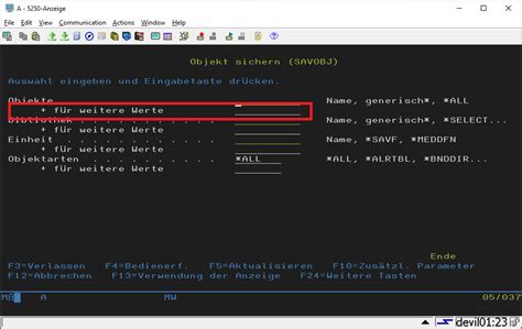 Ibm Midrange Condition Based Command Parameters Filling In Prompt Stack Overflow