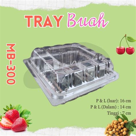 Jual Mika Buah Strawberry 500 Gr Isi 25 Pcs Mika Buah Mb 300 Shopee Indonesia