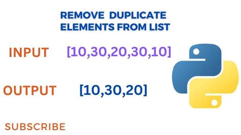 How To Remove Duplicate Elements In Python Sumit Kumar Posted On The Topic Linkedin