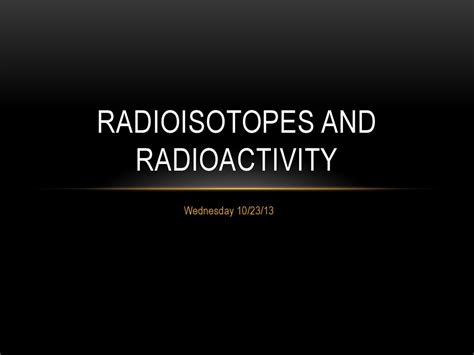 Radioisotopes In Archeology