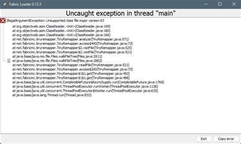 I Did A Clean Install Of Java And Everything Else And Fabric Minecraft Crashes R Fabricmc