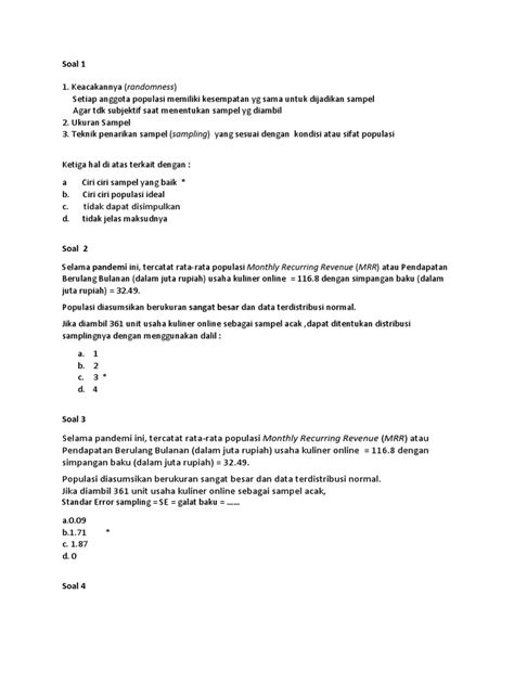 Contoh Soal Stat 2 Pdf