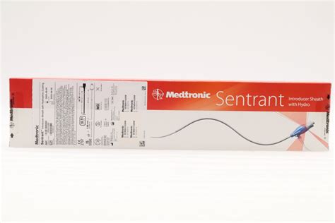 New Medtronic Sensh1628w Eaches Sentrant Introducer Sheath With