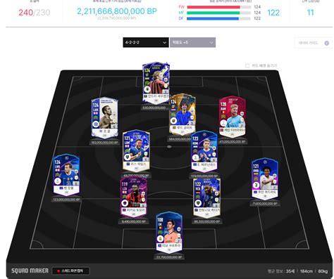2조 첼시 수정본 평가부탁드립니다 Ea Fc 온라인 에펨코리아