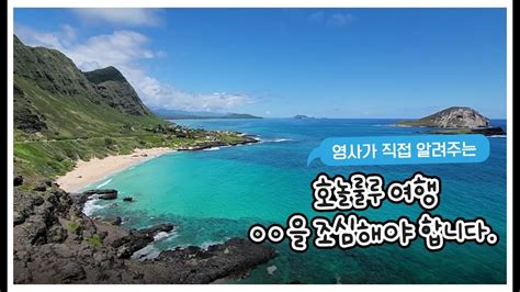 호놀룰루 여행 을 조심해야 합니다 Youtube