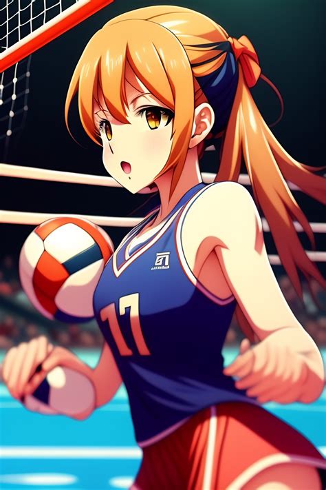 Lexica Cute Anime Volleyball Girl