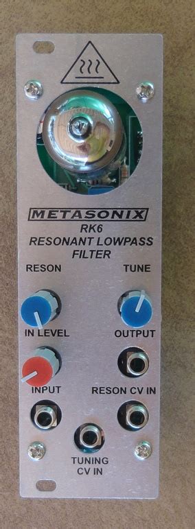 Rk6 Resonant Lowpass Filter Metasonix