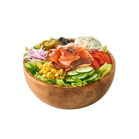 연어크림치즈 샐러드 신메뉴