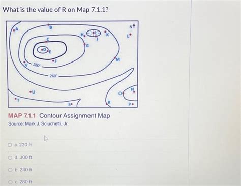Solved What Is The Value Of R On Map 711 Map 711