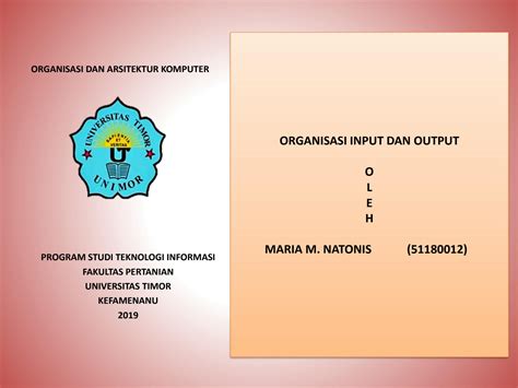Solution Organisasi Input Dan Output Studypool