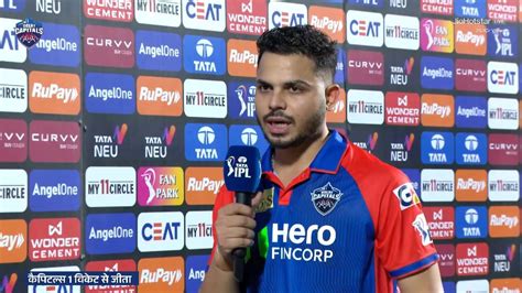 Want To Dedicate Ashutosh Sharma Dcs Hero Dedicated Player Of
