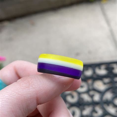 non binary ring etsy