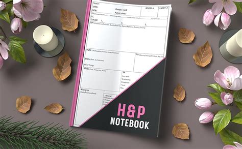 Handp Notebook Blank Template For Medical History And Physical Exam Record