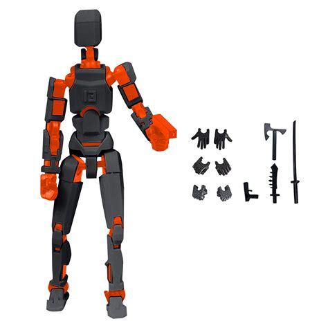 Titan 13 Action Figure N13 Action Figures T13 Action Figure 3d Printed Robot Multi Jointed
