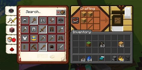 Diegetic Gui Fancy Immersive Menus Minecraft Texture Pack