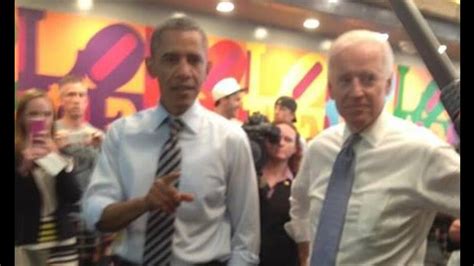 Barack Obama And Joe Biden Sub Sandwich Summit