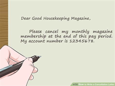 Easy Ways To Write A Cancellation Letter WikiHow
