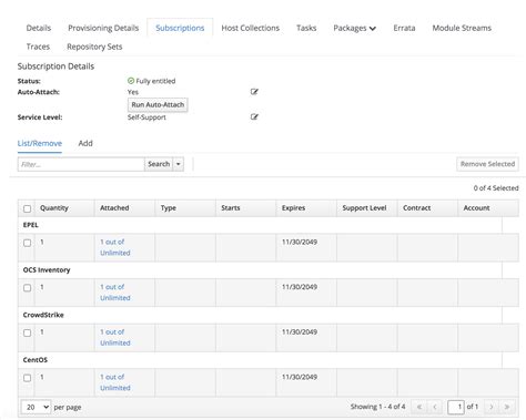 Centos 8 Subscriber Not Receiving All Entitlements Via Subscription