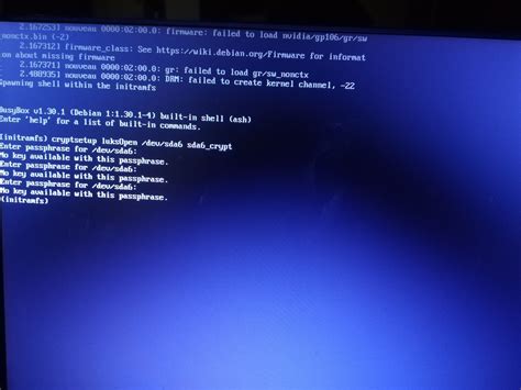 Debian My Disk Doesnt Want To Unlock Encryption Unix And Linux Stack