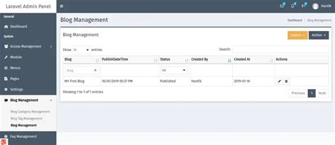 Php Laravel 57 Create Admin Panel Example Danatec
