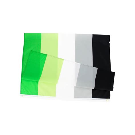 Aromantic Aro Pride Flag Rainbow Republic