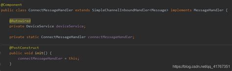 Netty Handler无法使用autowired注入beanjava Netty Handler能不能当成bean注入其他类 Csdn博客