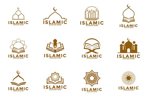 럭셔리 무슬림 학습 로고 세트 이슬람 학습 로고 템플릿 벡터 일러스트 레이션 컬렉션 0명에 대한 스톡 벡터 아트 및 기타 이미지 0명 개념 개념과 주제 Istock