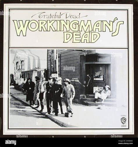 Grateful Dead Workingmans Dead Vintage Vinyl Record Cover Stock