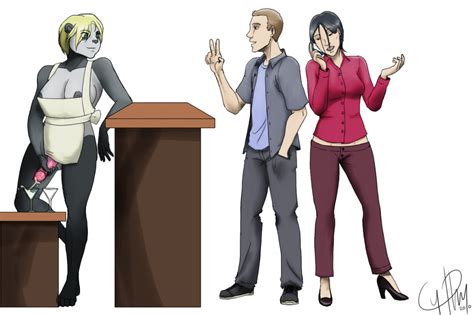 Rule 34 2010 Amara Burrger Anthro Black Hair Blonde Hair Bodily