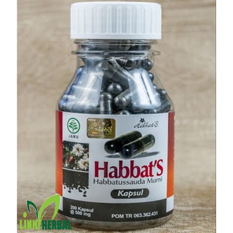 Habbat S Habbatussauda Murni 200 Kapsul Jintan Hitam Black Seed