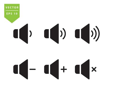 Premium Vector Speaker Icon Vector Logo Design Illustration