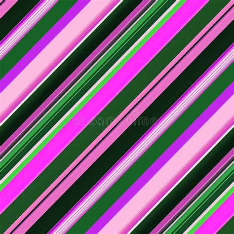 Abstract And Contemporary Digital Art Colourful Stripe Design Stock Illustration Illustration